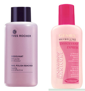 Les dissolvants au banc d’essai - Le Blog Beauté Femme - Beauté Femme