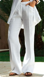 Les pantalons en lin, confort et élégance - Le Blog Beauté Femme